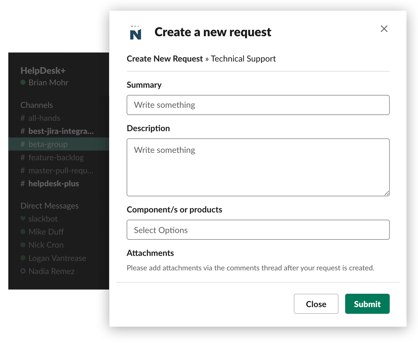 HelpDesk+ | Keep your request types and skip re-mapping | Nextup.ai